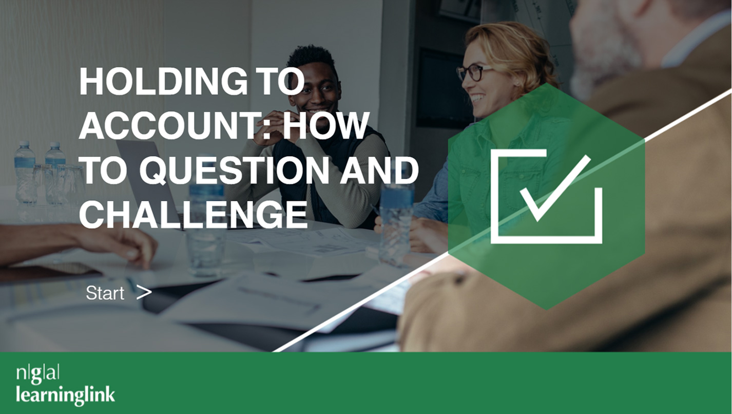 Holding to account: how to question and challenge | National Governance ...