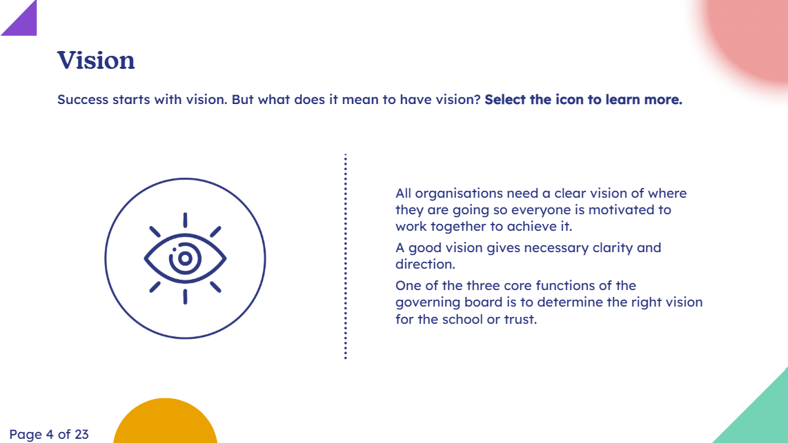Creating a new vision for your school or trust | National Governance ...